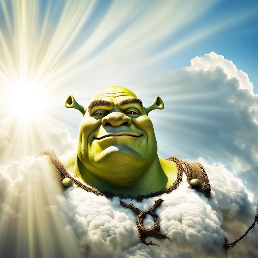 Holy Shrek - AI Generated Artwork - NightCafe Creator