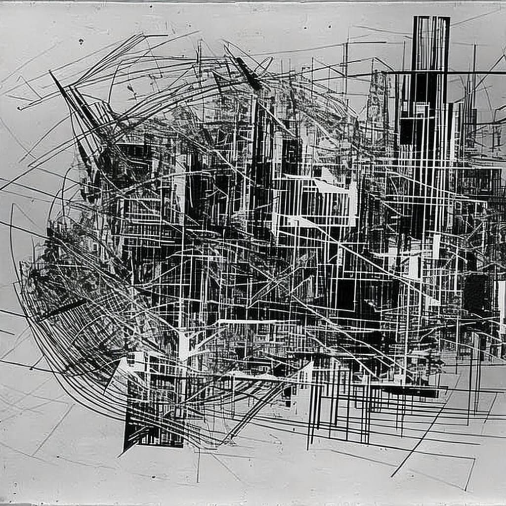 tangled wire mesh - AI Generated Artwork - NightCafe Creator