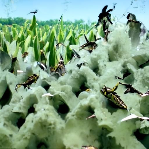 Locust Invasion - AI Generated Artwork - NightCafe Creator