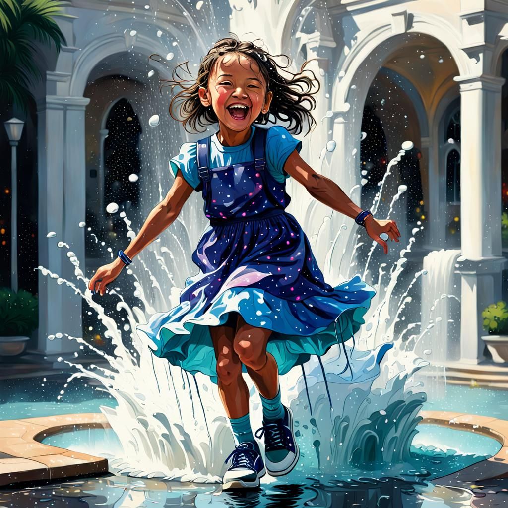 Having some fun in the fountain #11 - AI Generated Artwork - NightCafe ...