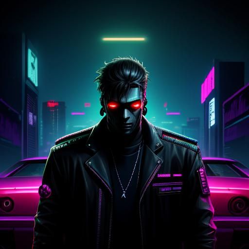 cyberpunk style digital art | synthwave | retrowave | sci-fi ...