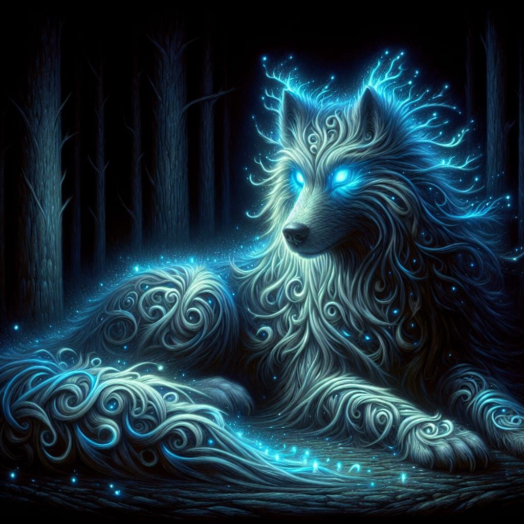 fantasy dog - AI Generated Artwork - NightCafe Creator