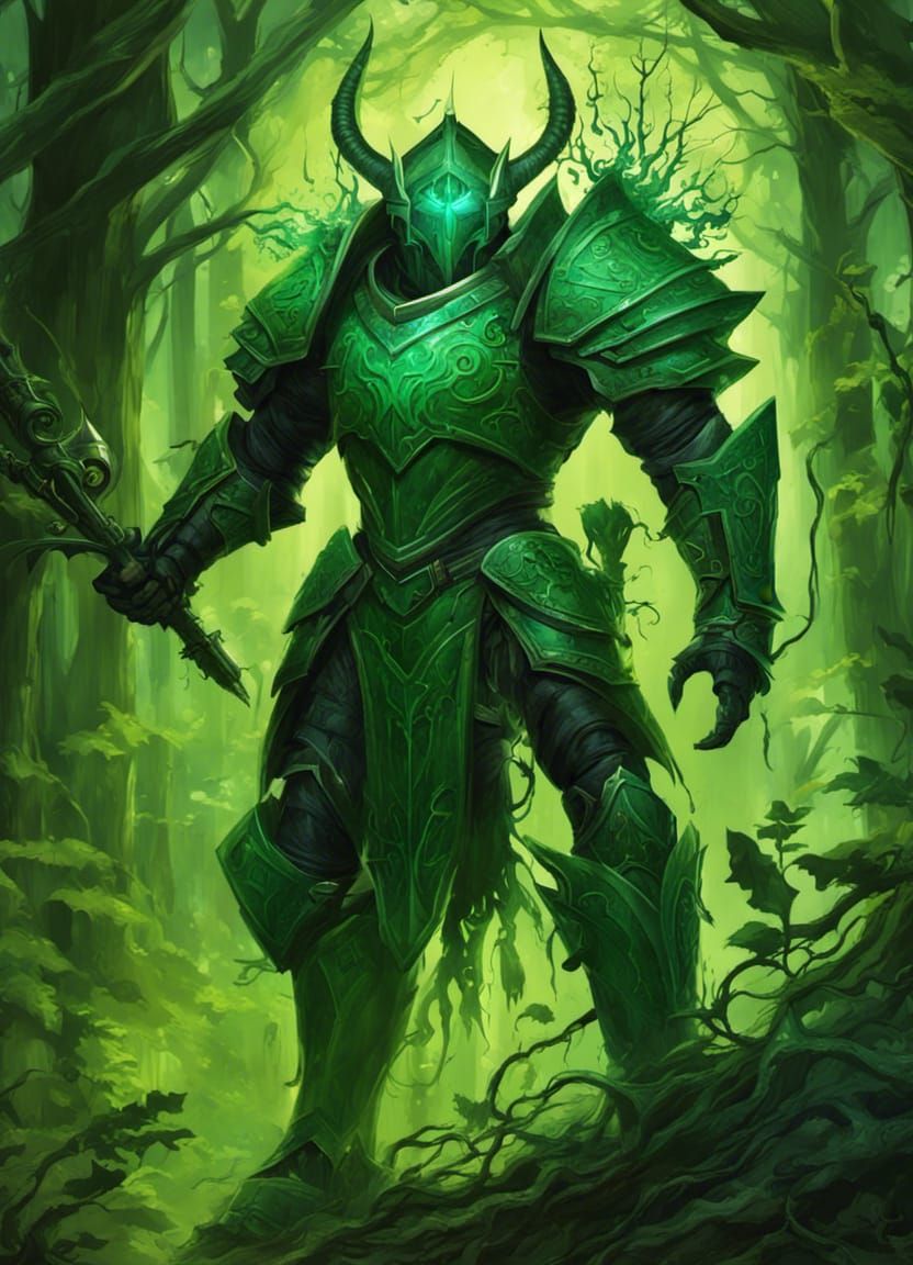 Green knight - AI Generated Artwork - NightCafe Creator