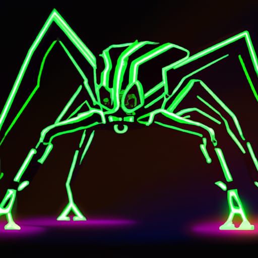Digital Spider - AI Generated Artwork - NightCafe Creator