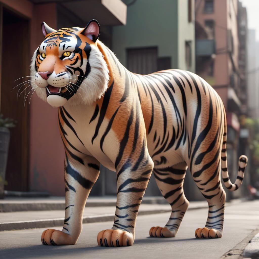 Tiger - AI Generated Artwork - NightCafe Creator