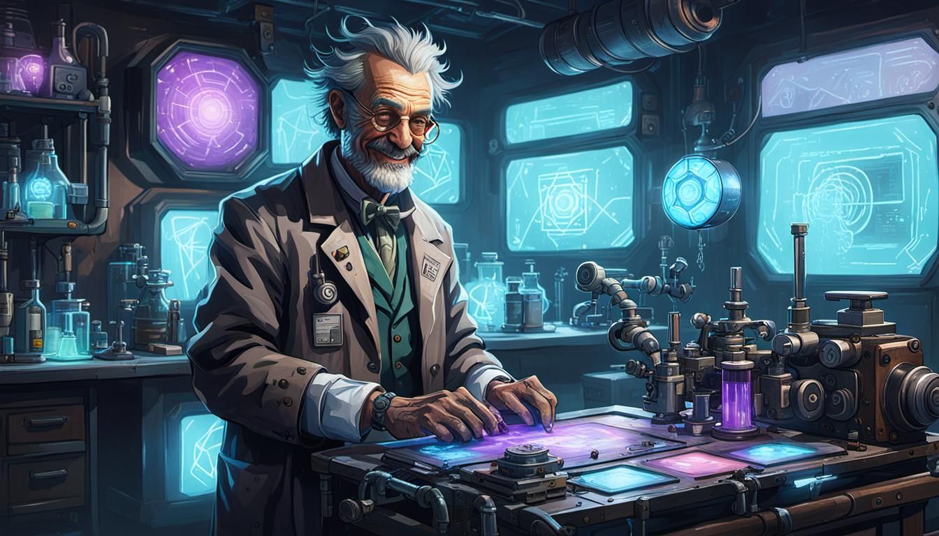 The Scientist 1 - AI Generated Artwork - NightCafe Creator