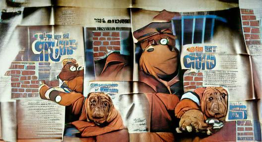 McGruff the Crime Dog comic book ad 1988 - AI Generated Artwork ...