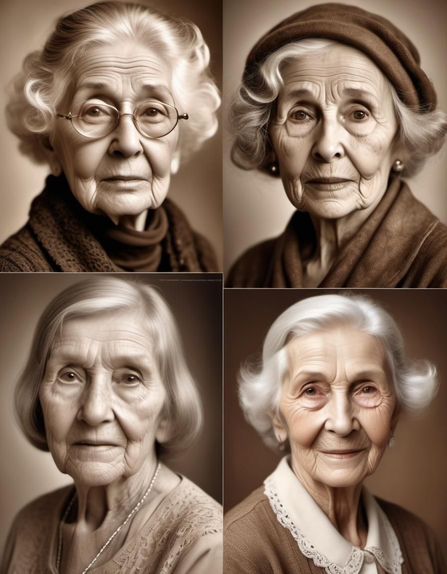 Old Women - AI Generated Artwork - NightCafe Creator