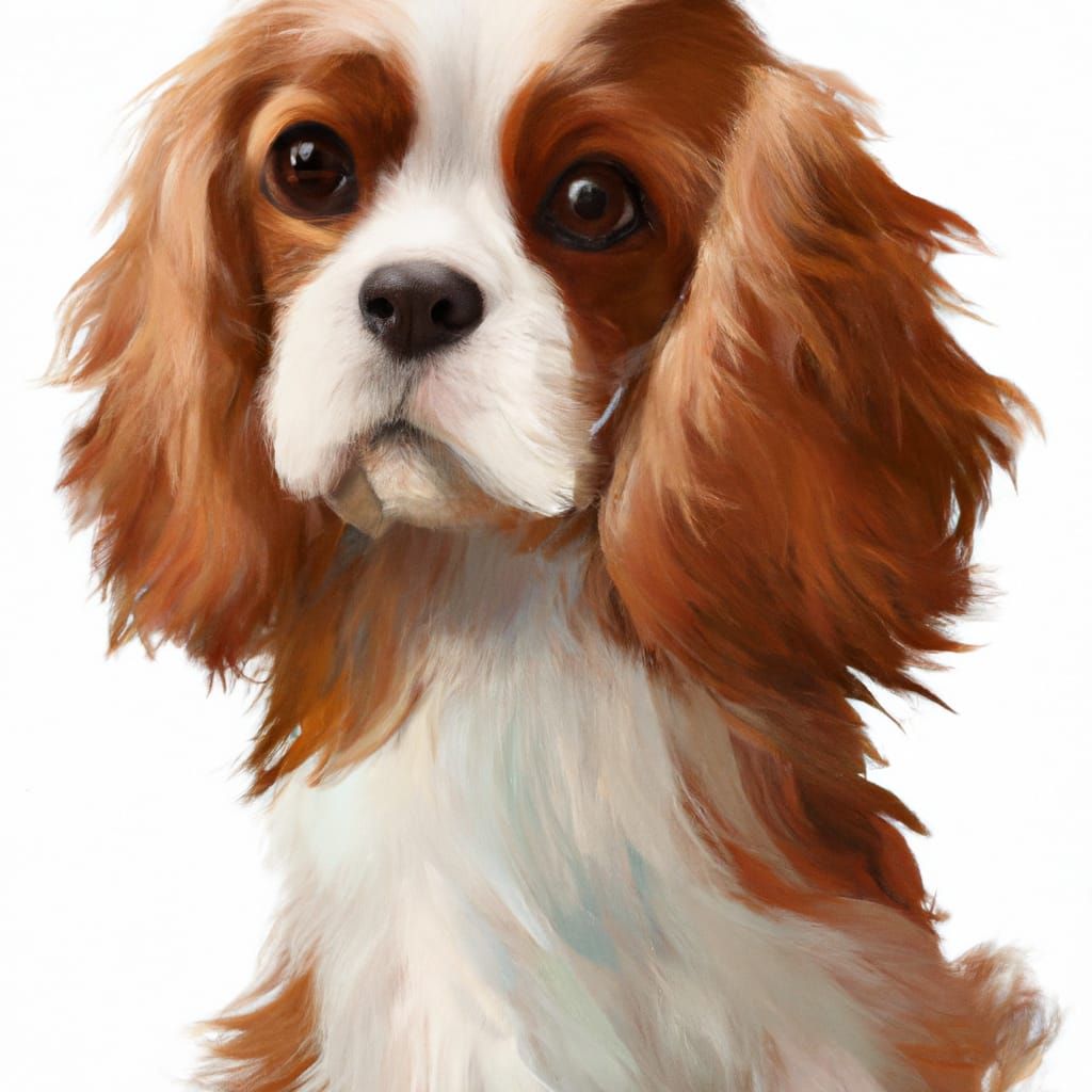 Cavalier Puppy - AI Generated Artwork - NightCafe Creator
