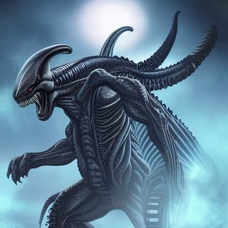 Godzilla Xenomorph Hybrid - AI Generated Artwork - NightCafe Creator