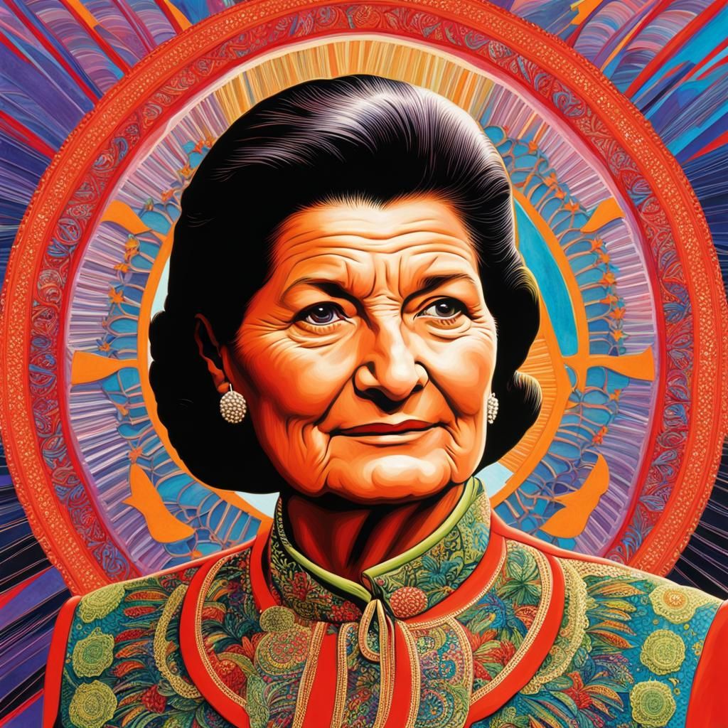 Simone Veil, abortion law in France - AI Generated Artwork - NightCafe ...