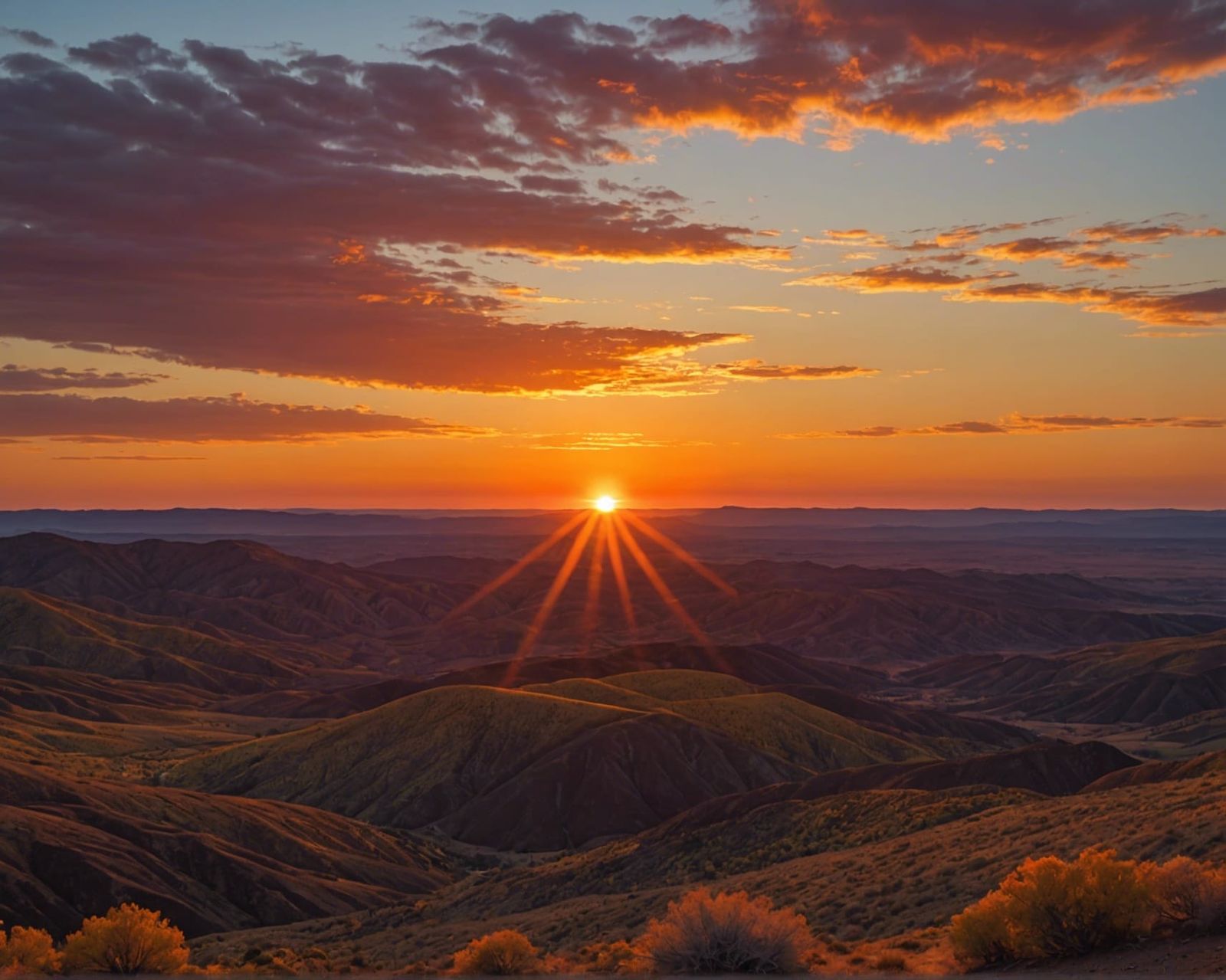 Stunning sunset 6 - AI Generated Artwork - NightCafe Creator