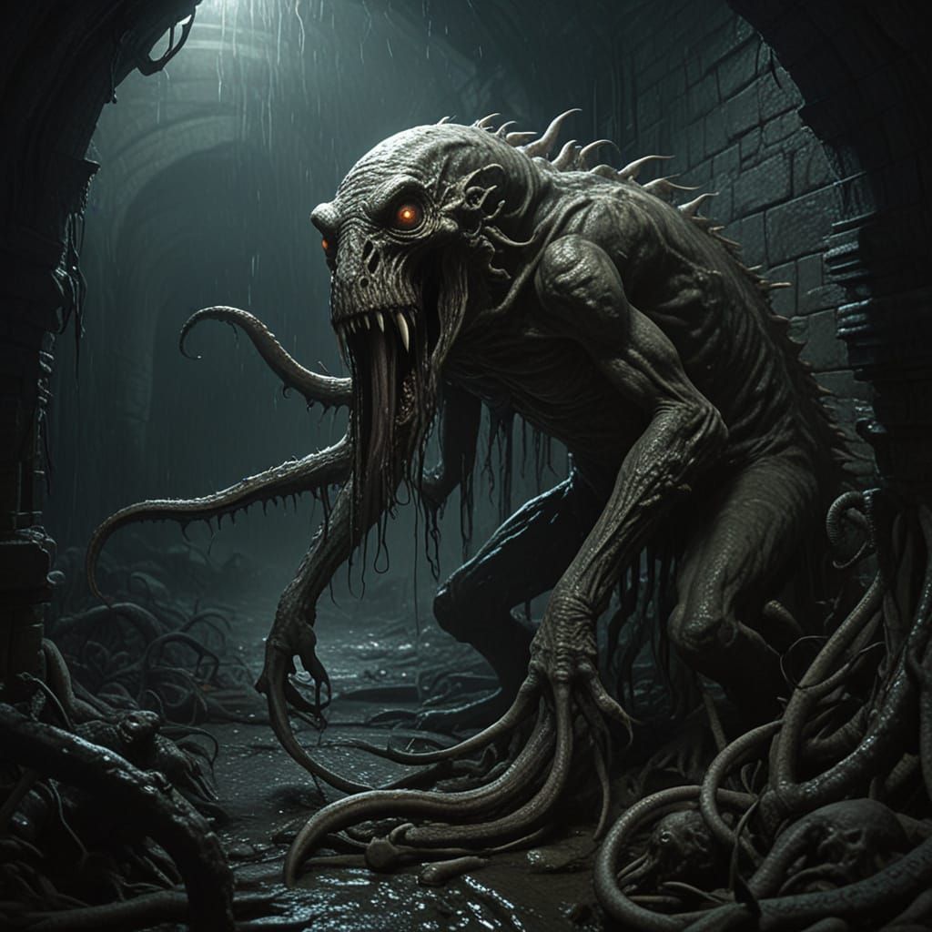 The inmate of the sewer - Epic Fantasy Sewer Monster in Cine...