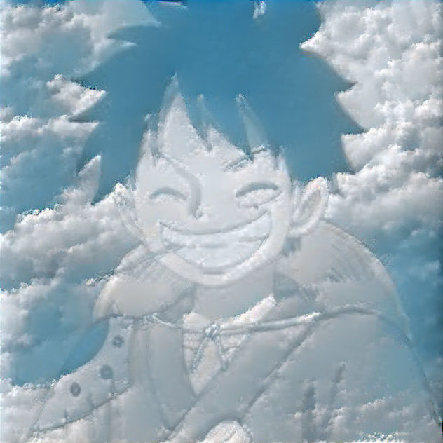 cloud luffy - AI Generated Artwork - NightCafe Creator