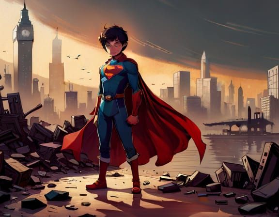 Superboy - AI Generated Artwork - NightCafe Creator