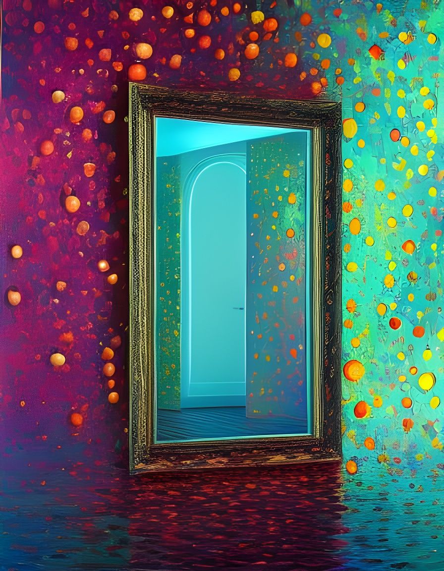 Exploding Mirrors - AI Generated Artwork - NightCafe Creator