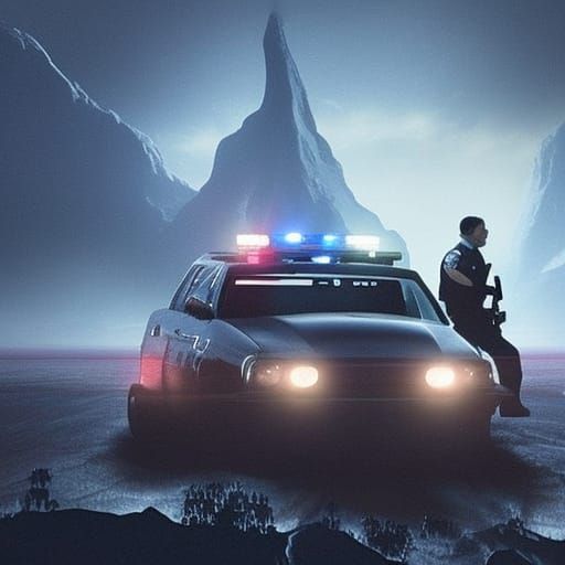 police patrol 🚓 - AI Generated Artwork - NightCafe Creator