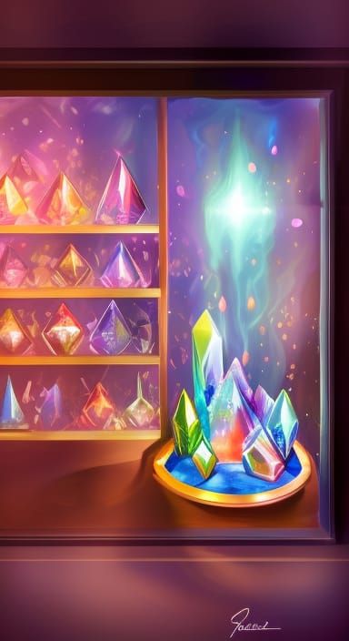 Crystal - AI Generated Artwork - NightCafe Creator