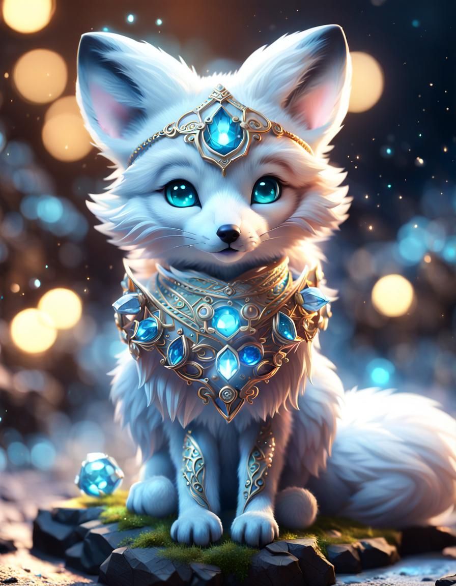 Christal fox - AI Generated Artwork - NightCafe Creator