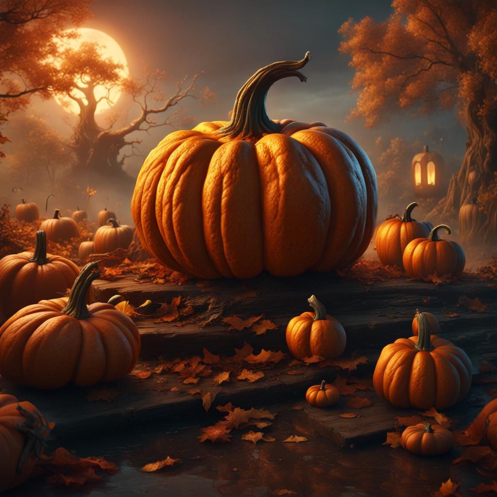 Pumpkin - AI Generated Artwork - NightCafe Creator