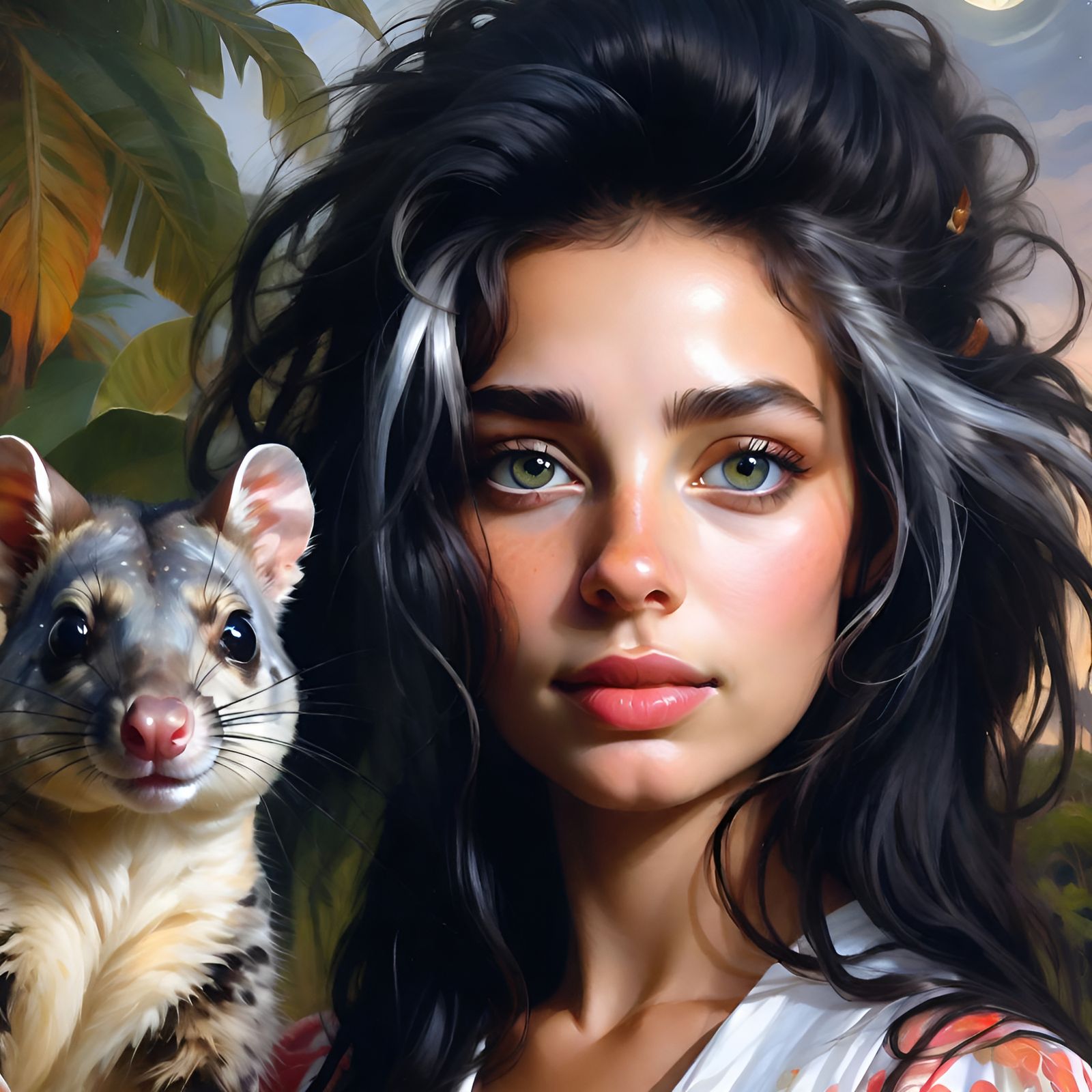 Crikey and Moonbow - AI Generated Artwork - NightCafe Creator