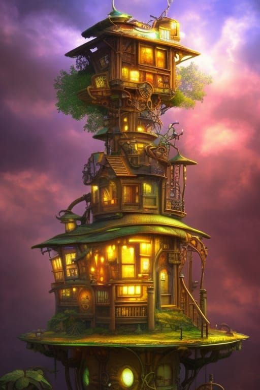 @Yariful Eldritch steampunk playhouse - AI Generated Artwork ...