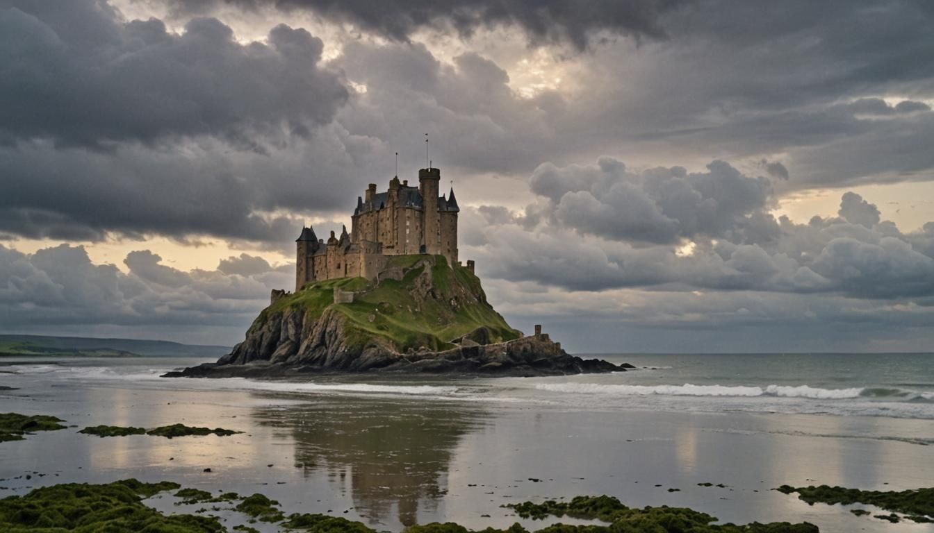 Seaside Castle 3 - AI Generated Artwork - NightCafe Creator