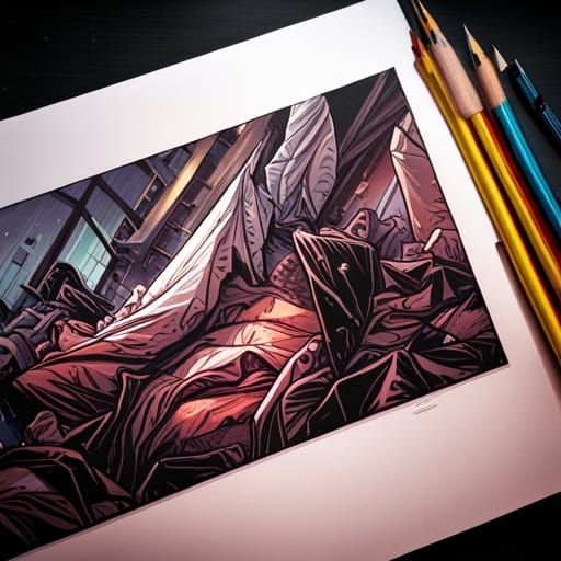 pile of ripped clothes - AI Generated Artwork - NightCafe Creator