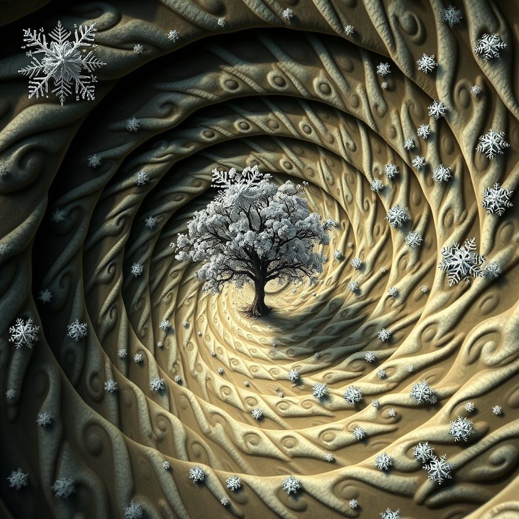 Fractal Infinity: Tessellations of Snowflakes and ... - AI Art