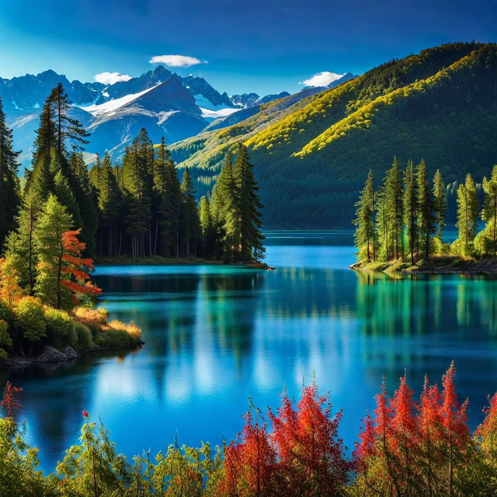 Beautiful landscape - AI Generated Artwork - NightCafe Creator