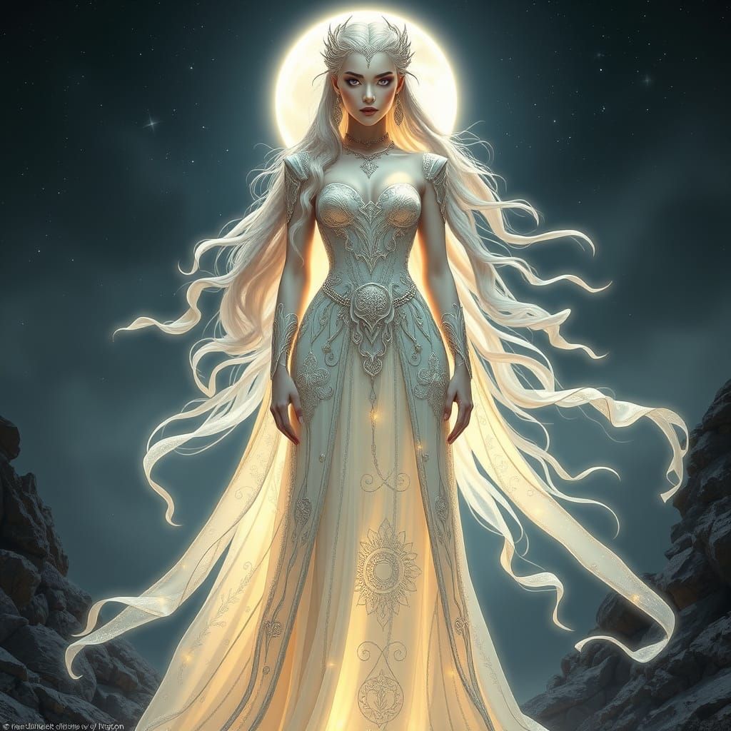 Mystical Futurist Goddess of Valyria in Dreamlike ... - AI Art
