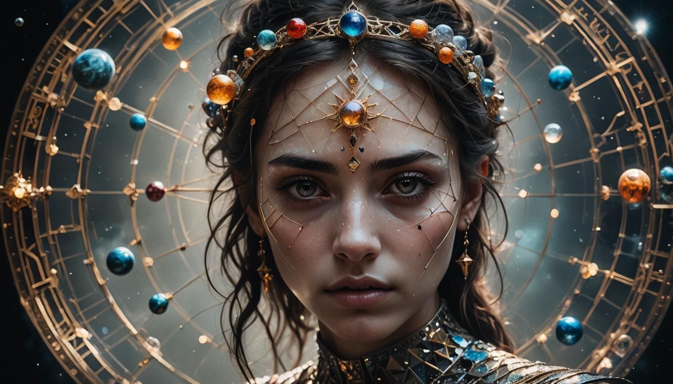 Zodiac Woman - AI Generated Artwork - NightCafe Creator