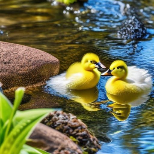 Spring Splash - AI Generated Artwork - NightCafe Creator