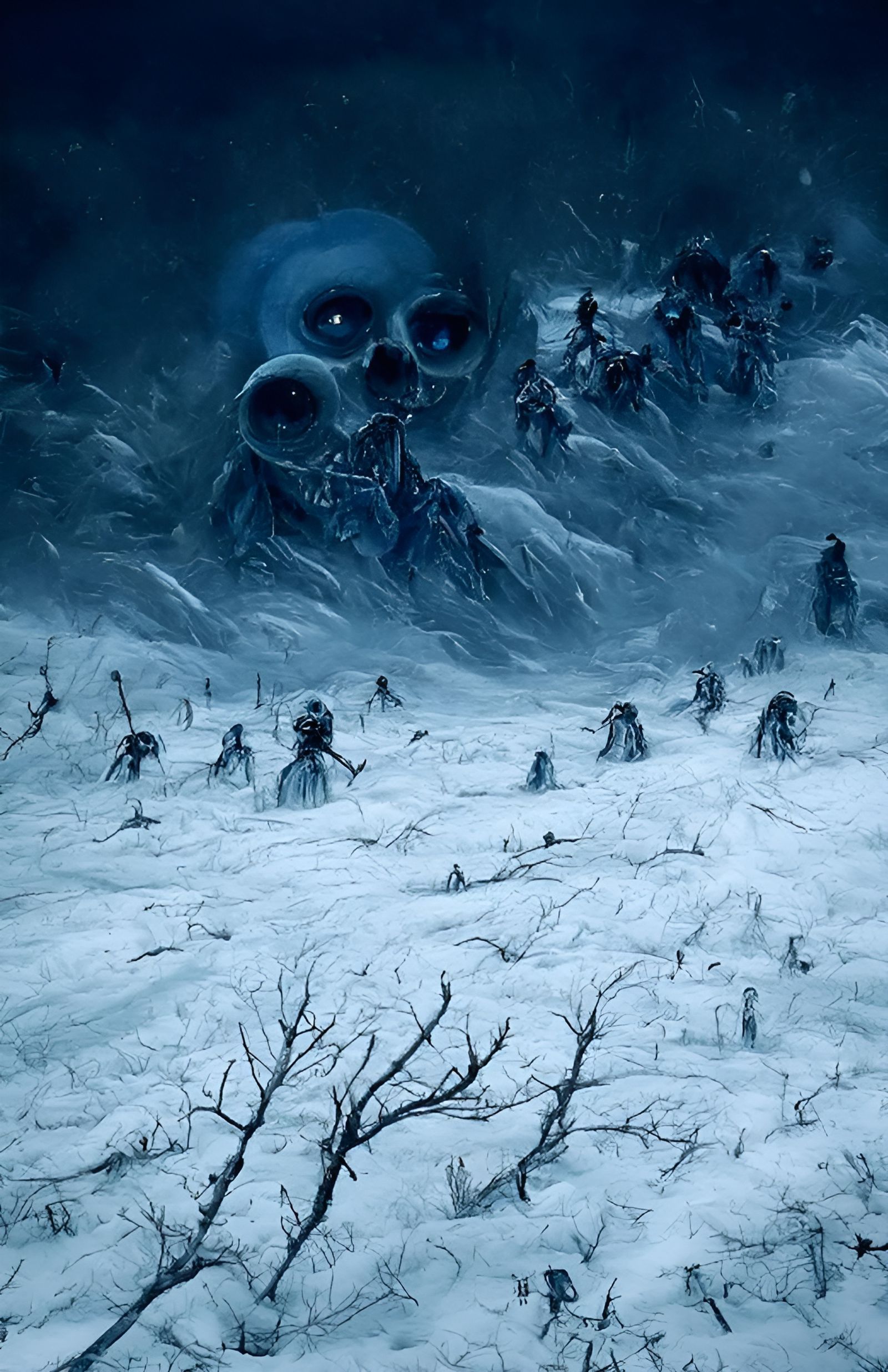 Undead Ice - AI Generated Artwork - NightCafe Creator