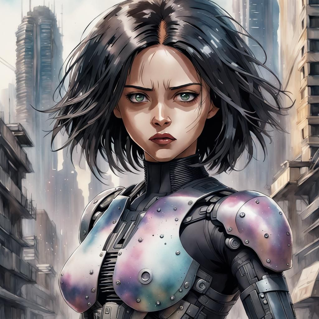 Battle Angel Alita Ai Generated Artwork Nightcafe Creator