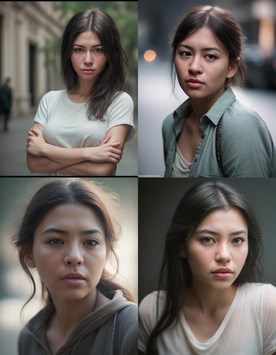 Realistic Outside Background Realistic amazing Randomized ethnicity ...