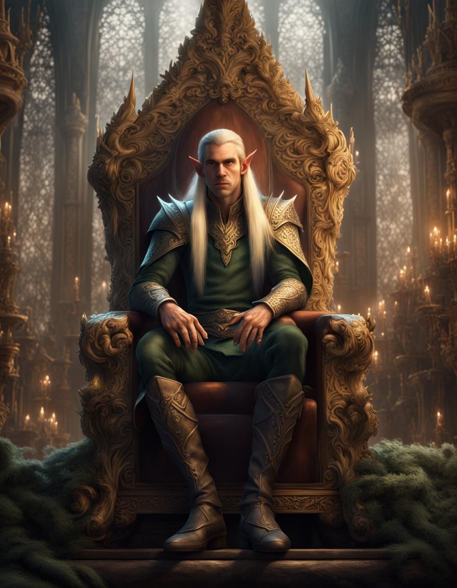 King Thranduil - AI Generated Artwork - NightCafe Creator