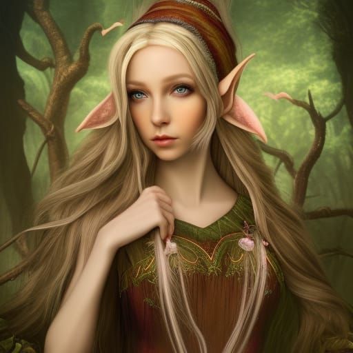 Elfina - AI Generated Artwork - NightCafe Creator
