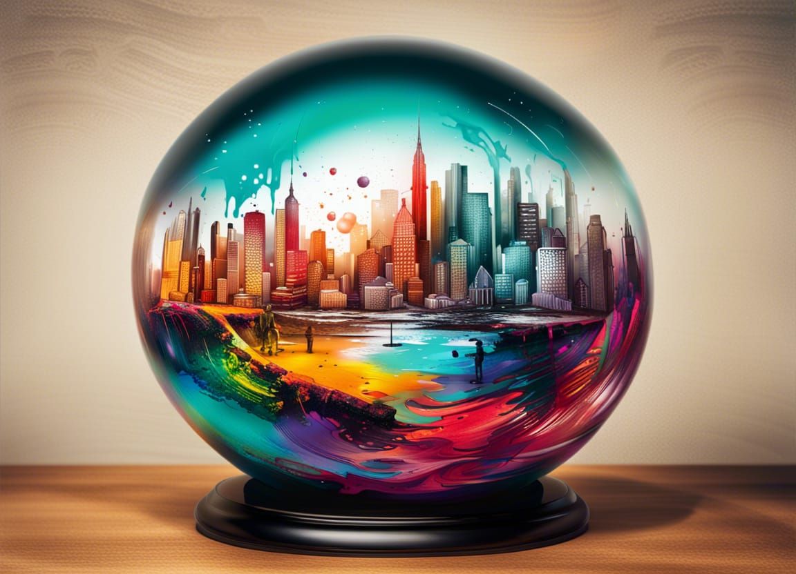 A World of Painted Splendor - AI Generated Artwork - NightCafe Creator