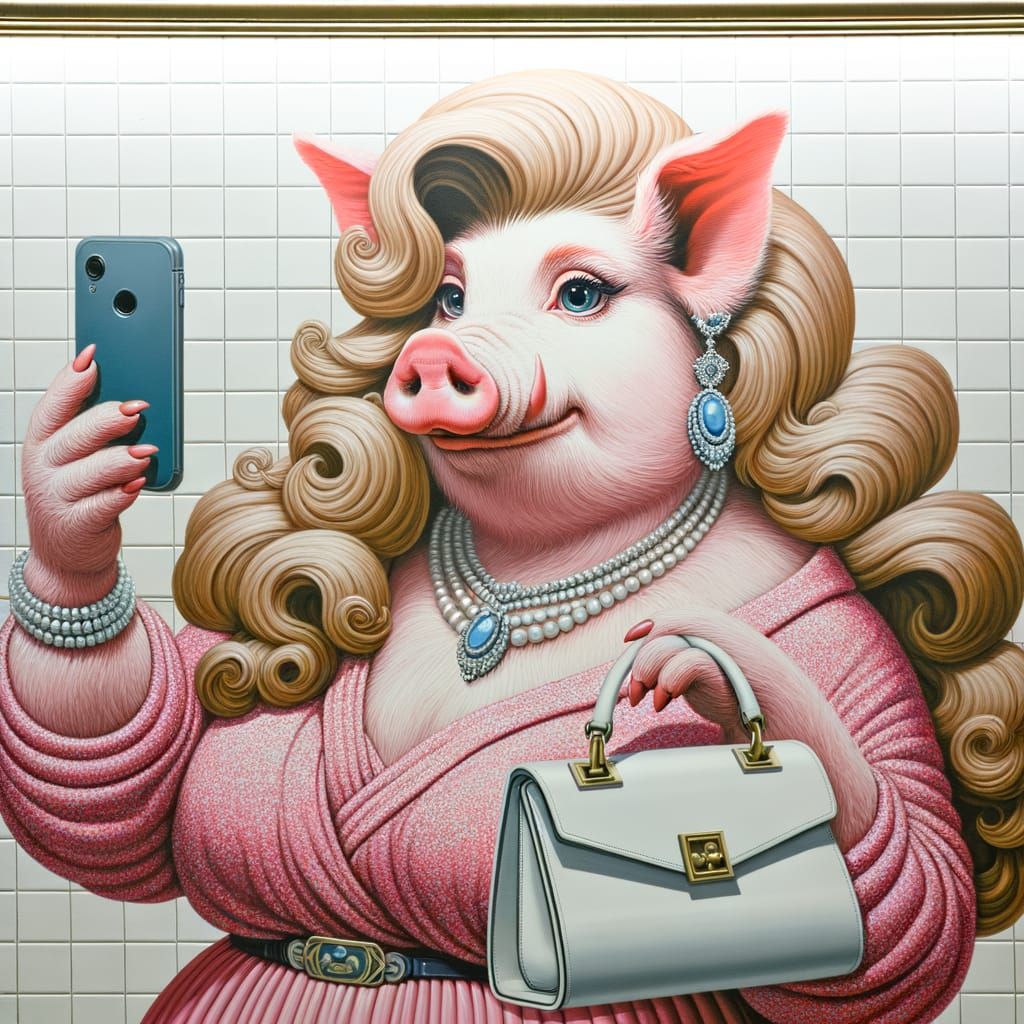 Promiscuous Pigs of RIO - 1 - AI Generated Artwork - NightCafe Creator