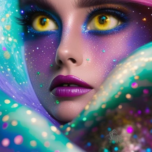 Khrystyne Haje / Autumn Federici Face Morph - AI Generated Artwork ...