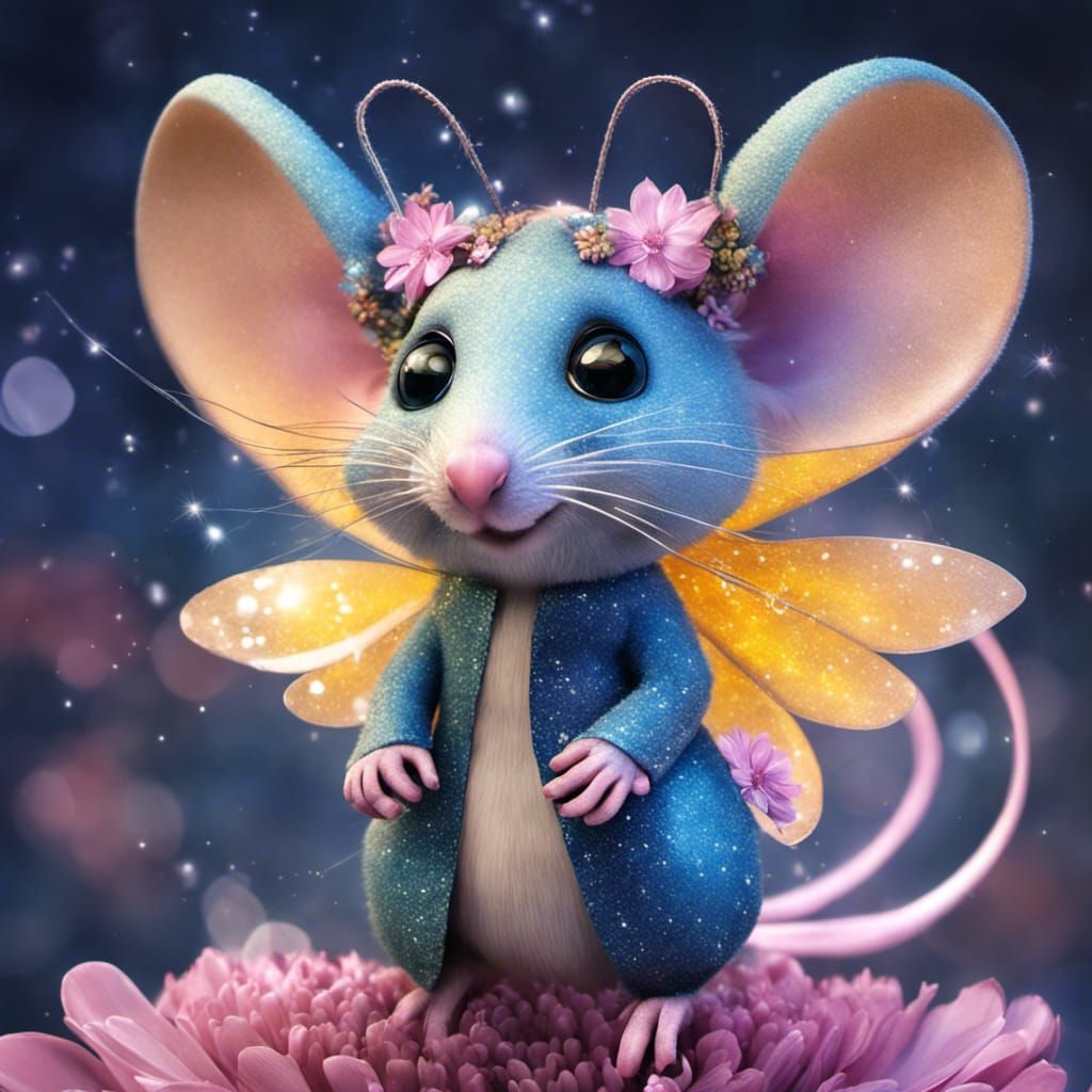 Little fantasy pretty mouse. - AI Generated Artwork - NightCafe Creator