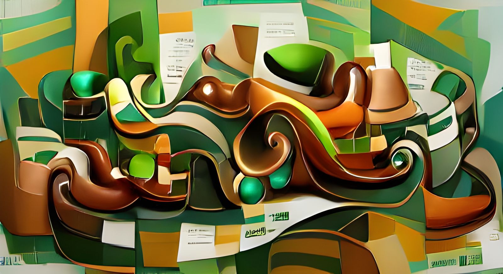 Abstract - AI Generated Artwork - NightCafe Creator