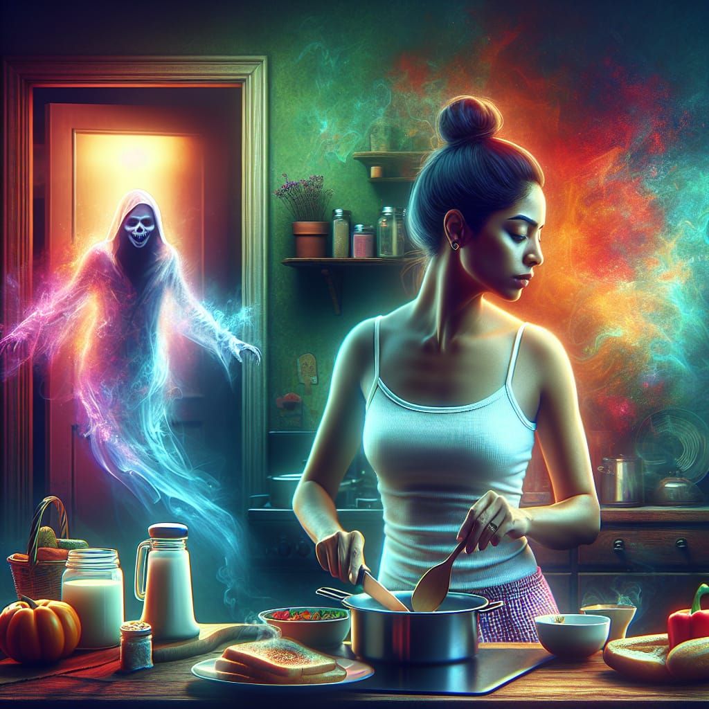 Paranormal haunting 1 - AI Generated Artwork - NightCafe Creator