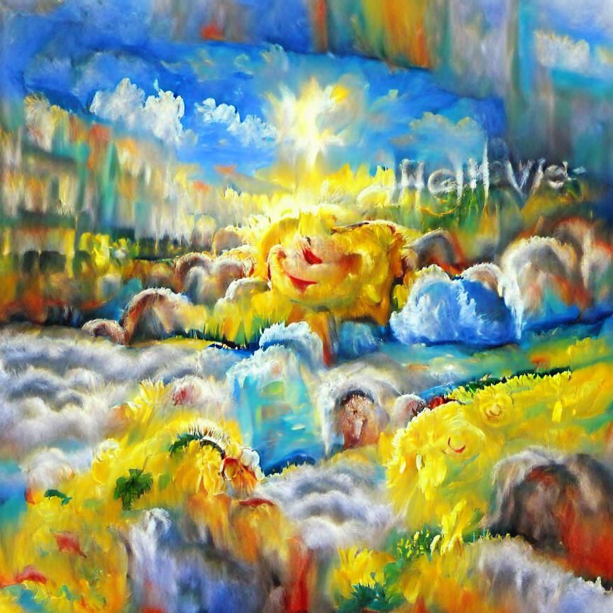 heavenly sunshine beams divine bright soft focus holy in the clouds neo ...