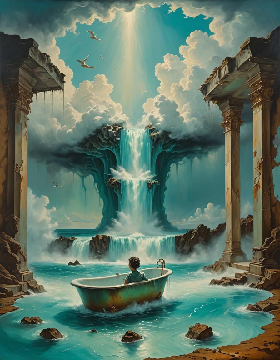 Surreal boat - AI Generated Artwork - NightCafe Creator