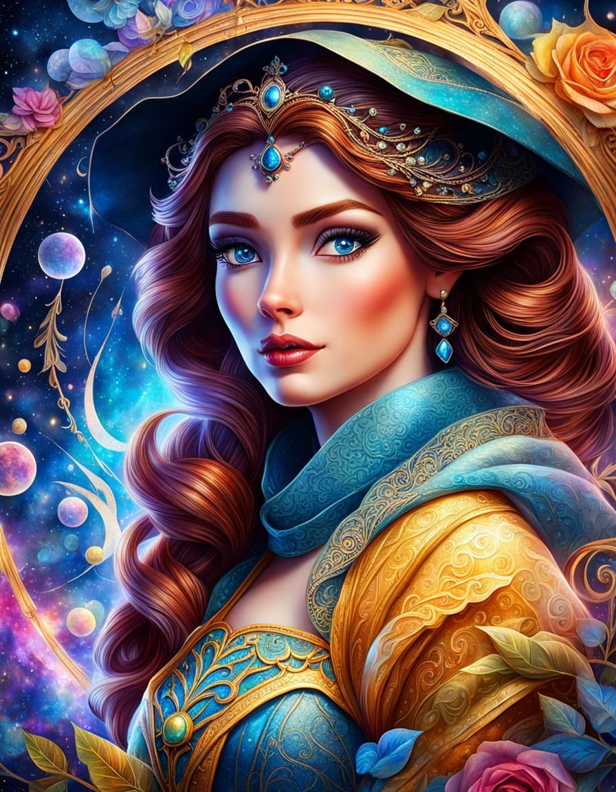 purple, Belle - AI Generated Artwork - NightCafe Creator