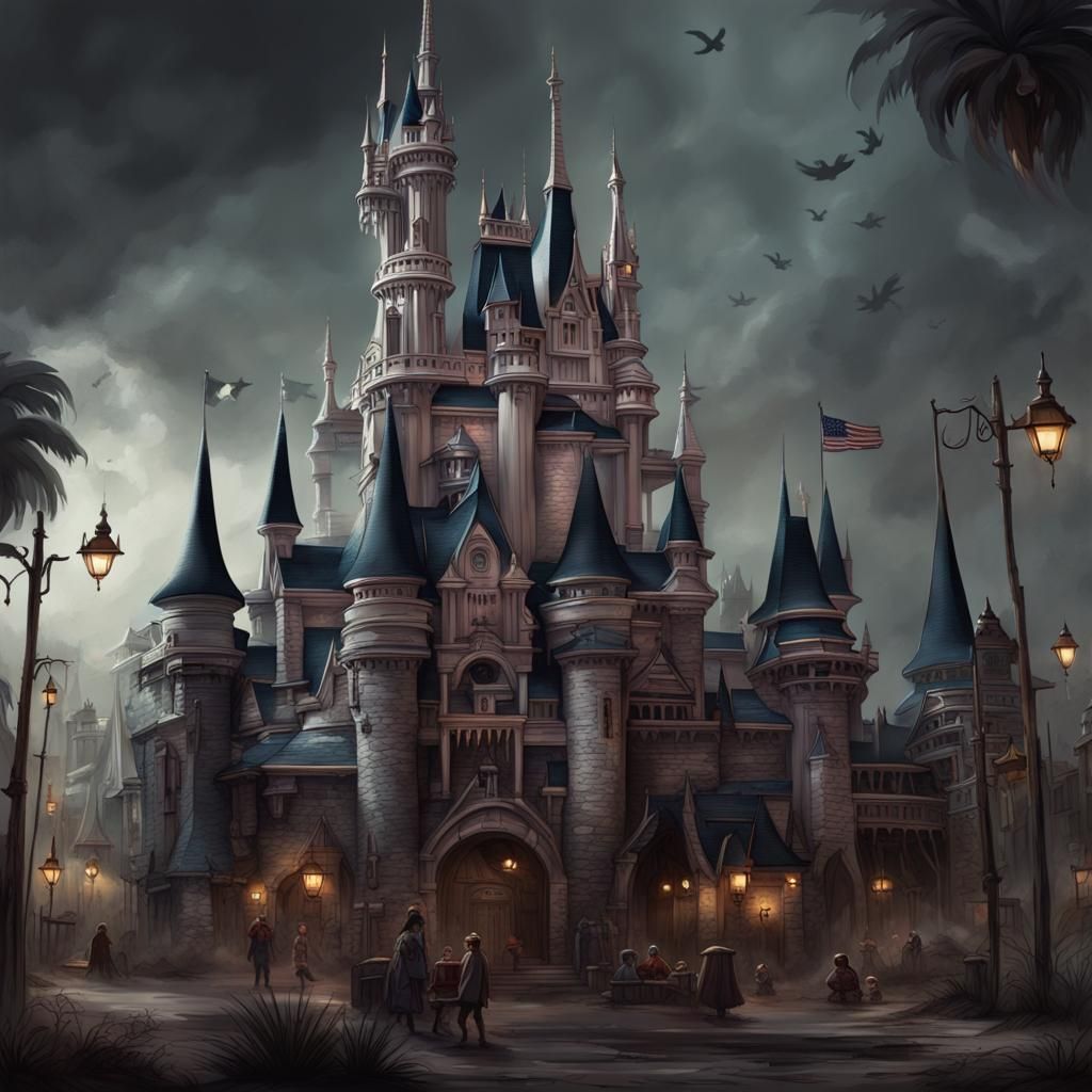 A scary Disney - AI Generated Artwork - NightCafe Creator