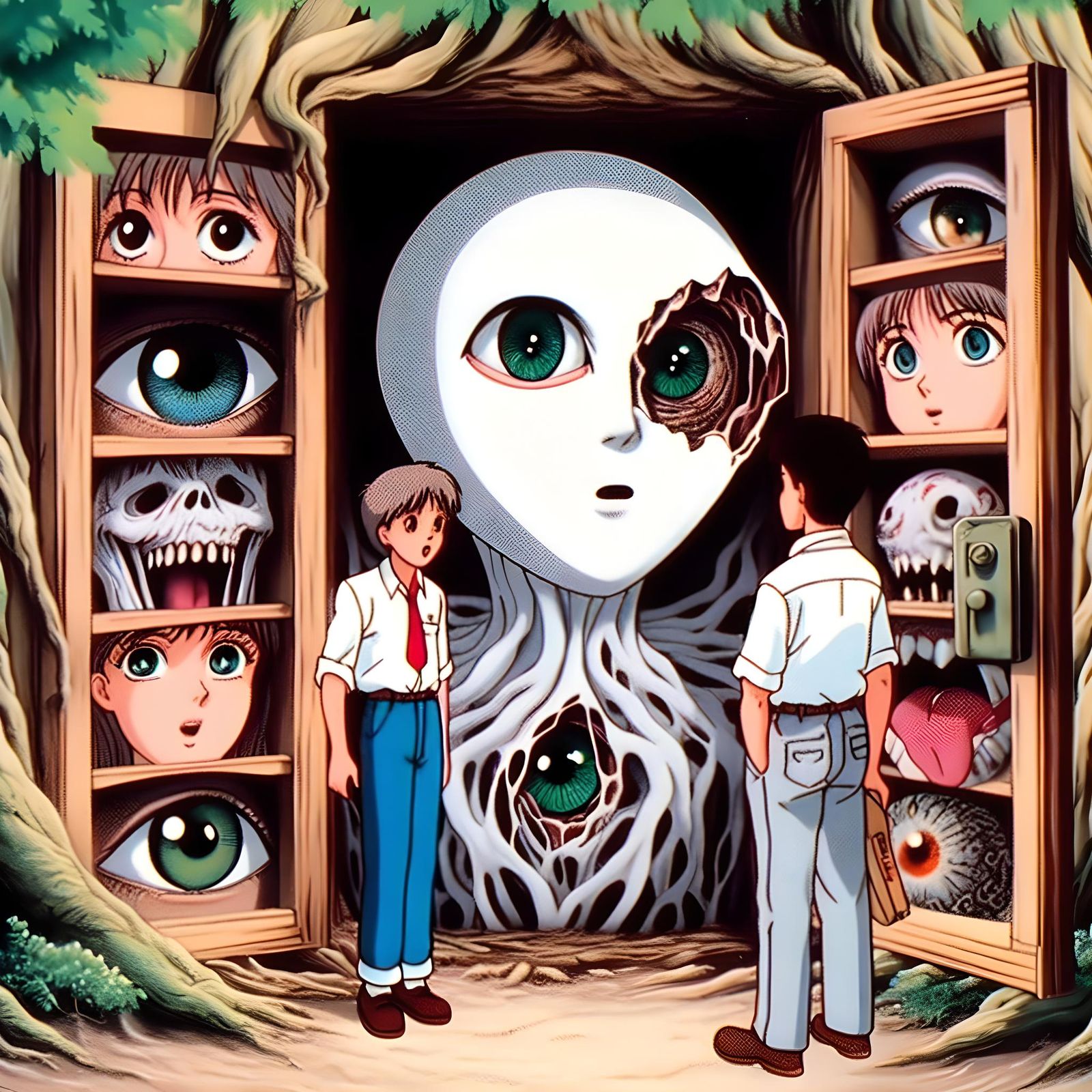 eerie ring security - AI Generated Artwork - NightCafe Creator