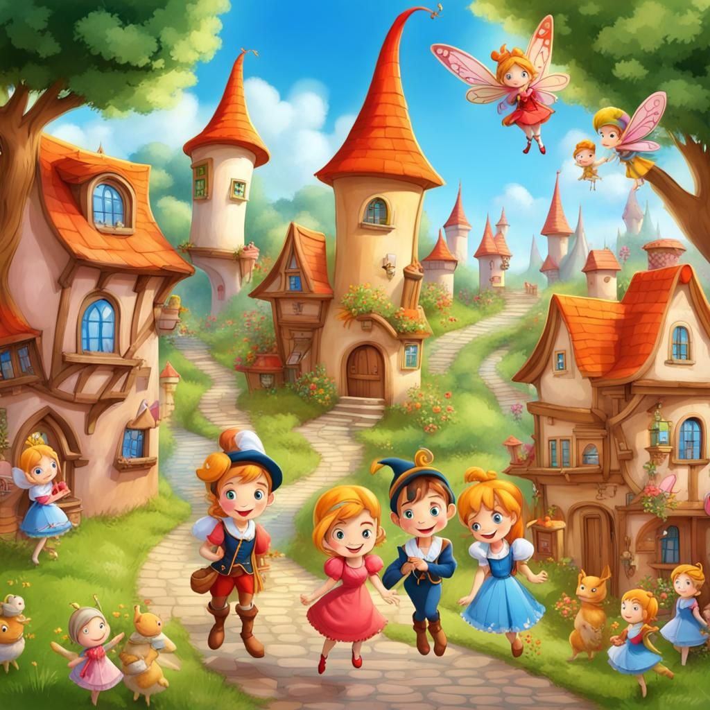Characters from fairy tales - AI Generated Artwork - NightCafe Creator